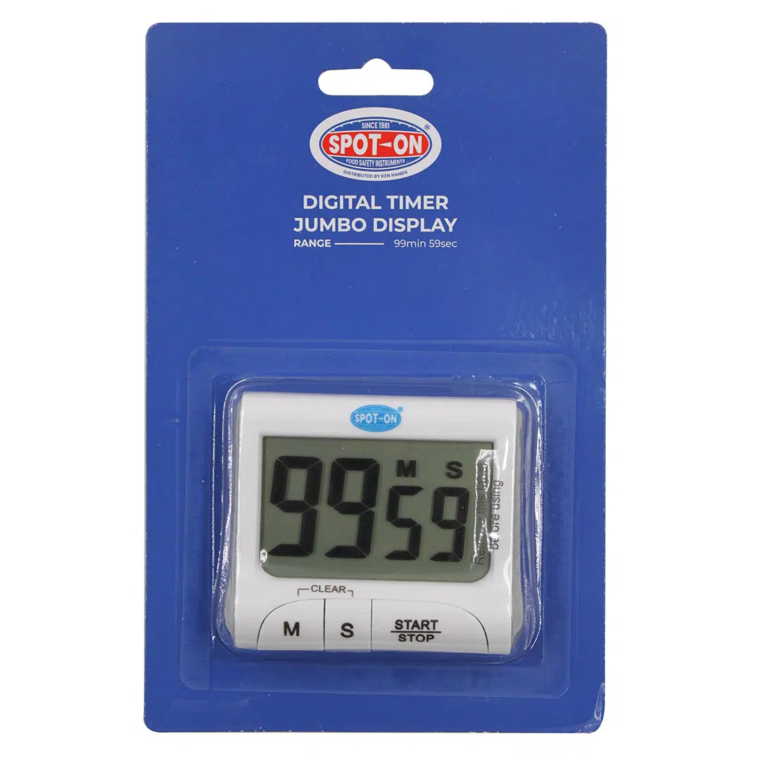 Kh Spot On Digital Timer Jumbo Display 99Min 59Sec 19541 – Caterworx